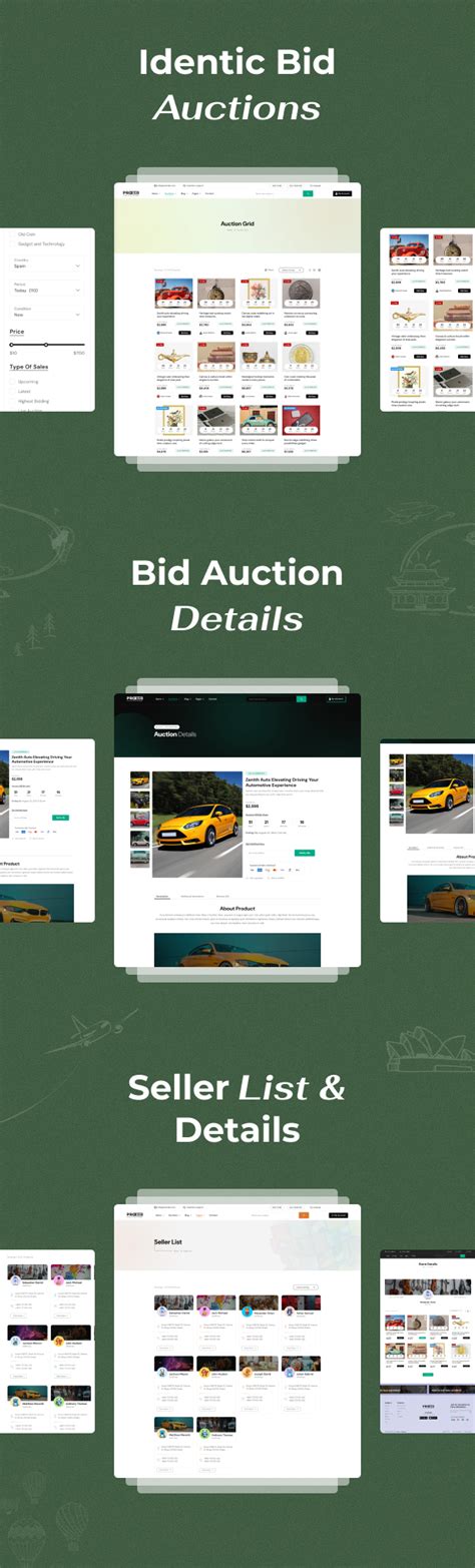 Probid Multi Vendor Auctions Html Template Thememag