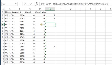 Vba Conditional MAX Function Stack Overflow