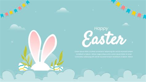 Free Colorful Easter Background Powerpoint Template Slidekit