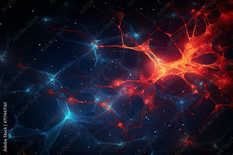 An Intricate Web Of Interconnected Neurons Each Represented As Vibrant