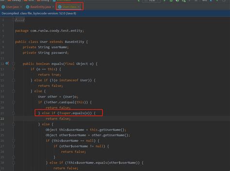 使用lombok插件，编译后告警提示 equalsandhashcode callsuper false lombok