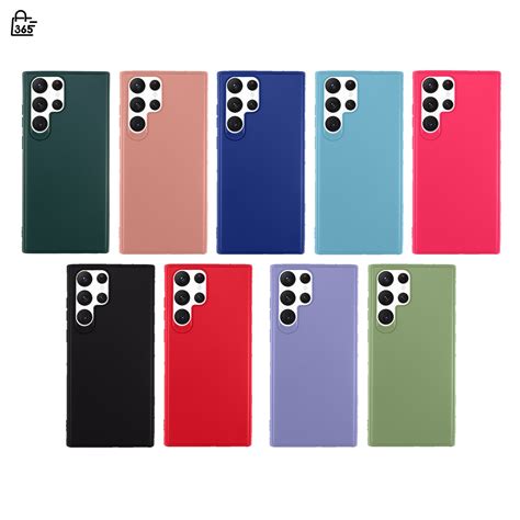 เคส Samsung Galaxy S22 Ultra เคสซิลิโคนนิ่ม กันกล้อง สีพาสเทล Tpu หนา