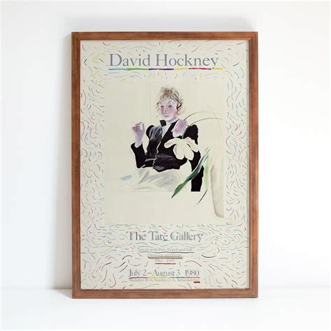 쿠나장롱 아트포스터샵 𝗟𝗶𝗺𝗶𝘁𝗲𝗱 𝗩𝗶𝗻𝘁𝗮𝗴𝗲 새롭게 추가된 데이비드 호크니의 리미티드 빈티지 포스터 🎨 1980년 영국 런던에 자리tate Gallery에서