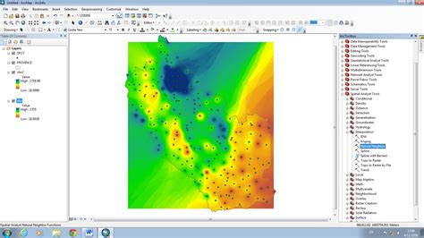 GIS Geographic Information System การประมาณคาชวง Interpolation