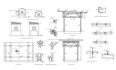 Autocad Drawing File Having The Of Connections Of Beam Column Reinforcement Details Download
