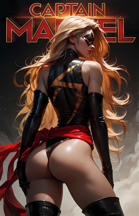 Rule 34 Ai Generated Ass Ass Focus Boots Captain Marvel Carol Danvers