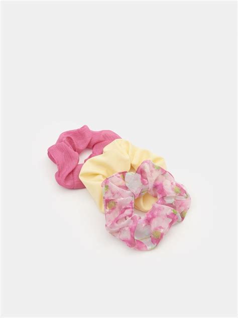 Резинки для волосся 3 шт Колір різнобарвний Sinsay 2766u Mlc