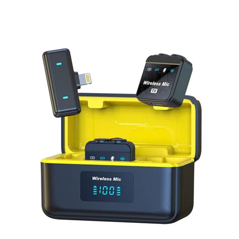 Микрофон петличный петличка с шумоподавлением 2 шт Lightning Type C для подкастов видео