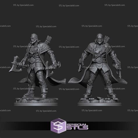 Nathanos Blightcaller World Of Warcraft Digital Sculpture Specialstl