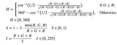 Python Rgb To Hsi Conversion Hue Always Calculated As 0 Stack