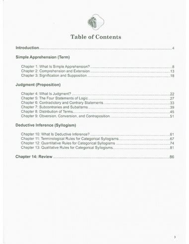 Traditional Logic Workbook