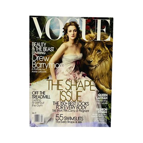 Vogue Magazine April 2005 Drew Barrymore Cover No Label Vg