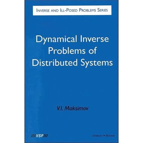خرید و قیمت کتاب زبان اصلی Dynamical Inverse Problems Of Distributed