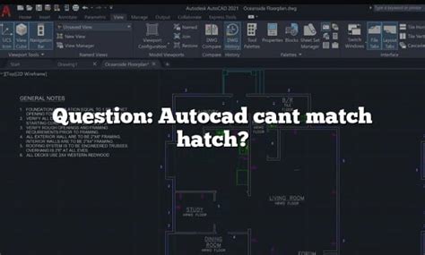 Question Autocad Cant Match Hatch