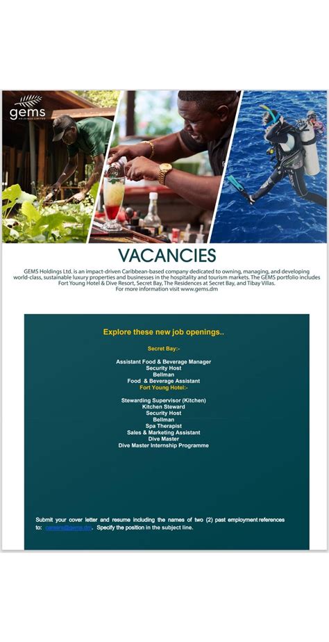 emonews vacancy notice gems submit your cover letter and resume