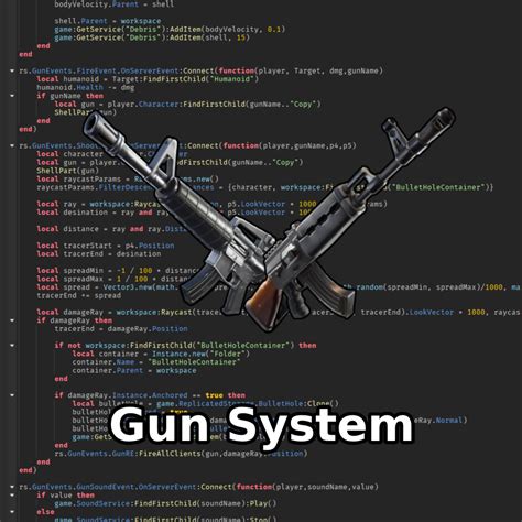 Roblox Gun System By Captain Script