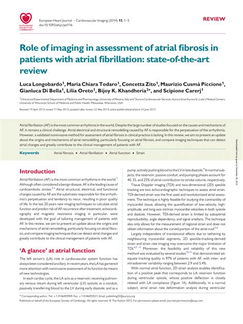 Pdf Role Of Imaging In Assessment Of Atrial Fibrosis In Patients With Atrial Fibrillation