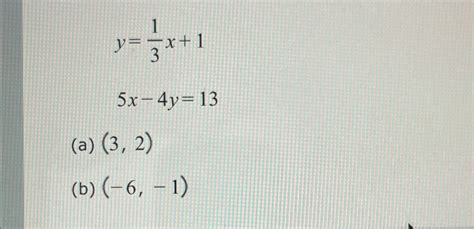 Solved Determine If The Ordered Pair Is A Solution To The