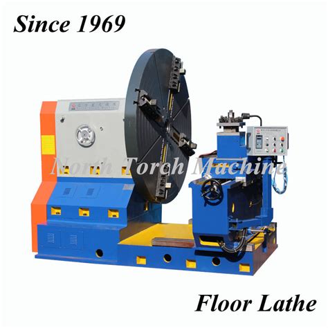 Large Facing Flange Cnc Turning Lathe Machine Flat Bed Long Lifespan