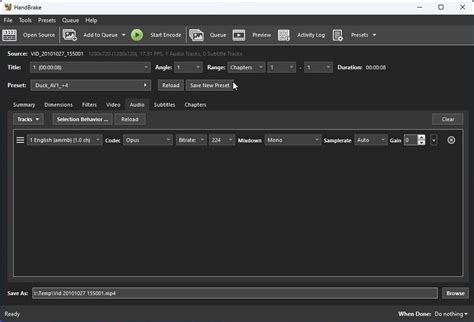 how to customize presets in handbrake for optimized video encoding