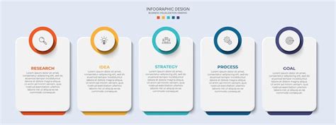 단계 비즈니스 데이터 시각화 타임 라인 프로세스 Infographic 템플릿 디자인 아이콘 프리미엄 벡터