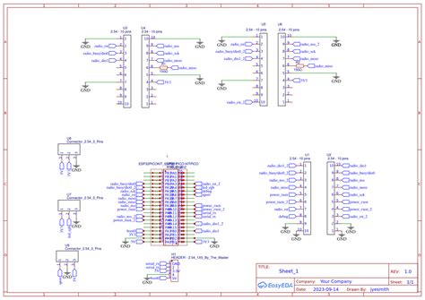 expresslrs dev pcb esp32 pico d4 oshwlab