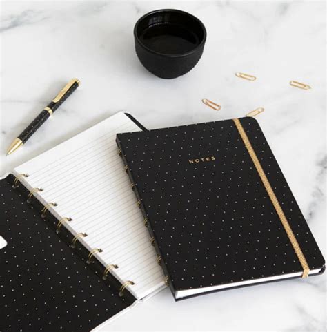 Блокнот в линейку FILOFAX MOONLIGHT А5 спираль съемные листы 112 ...