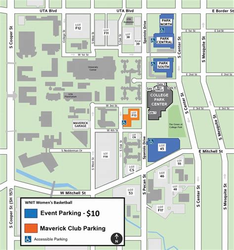 Uta Womens Basketball Parking Info And Prohibited Items College Park