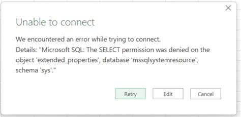 SQL The SELECT Permission Was Denied FIXED Geeks Hangout