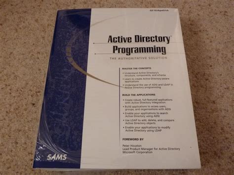 active directory programming sams professional programming series