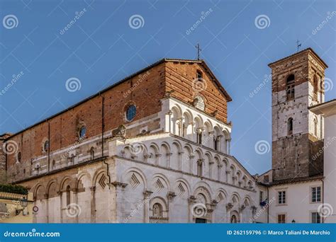 The Church Of Santa Maria Forisportam In The Historic Center Of Lucca