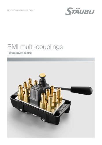 Rmi Multi Couplings Temperature Control Stäubli Fluid Connectors Pdf Catalogs Technical