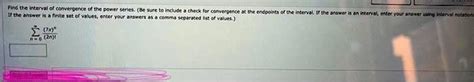 solved if the answer is a finite set of values enter your answers as