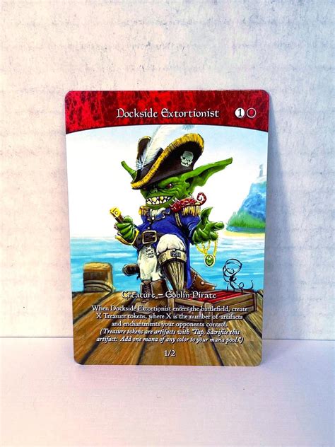 Dockside Extortionist Proxy Full Art Etsy
