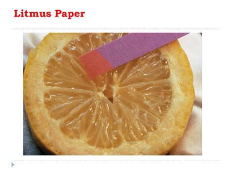 P H Indicators PPT Chemistry Science