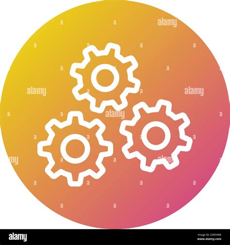 Gears Vector Icon Design Illustration Stock Vector Image And Art Alamy
