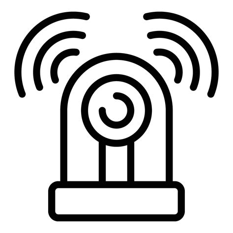 Alarm Gas Detector Icon Outline Vector Monitor Safety Peril Vector Art At Vecteezy