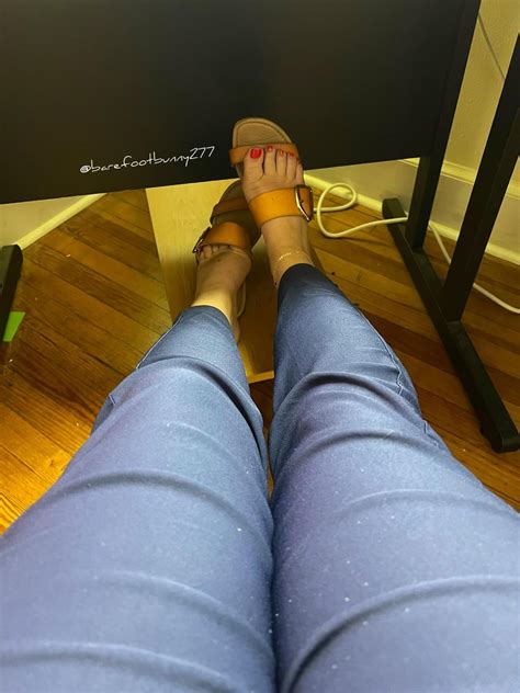 Sandals On Or Off While Under My Desk Rpublicfeetpics