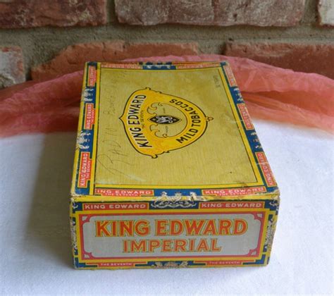 Vintage King Edward Cigar Box At Sara Walker Blog
