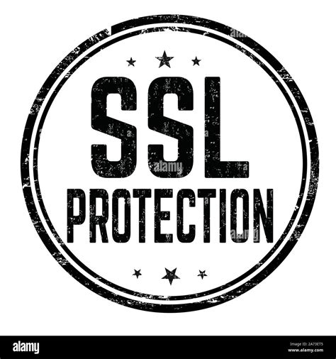 Ssl Protection Sign Or Stamp On White Background Vector Illustration Stock Vector Image And Art