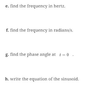 Solved A Sinusoidal Signal V T Is Shown In Figure P Chegg
