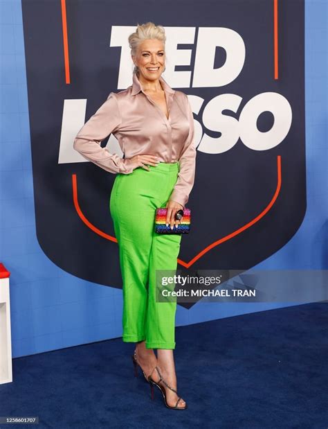 British Actress Hannah Waddingham Arrives For Apple Tvs Ted Lasso
