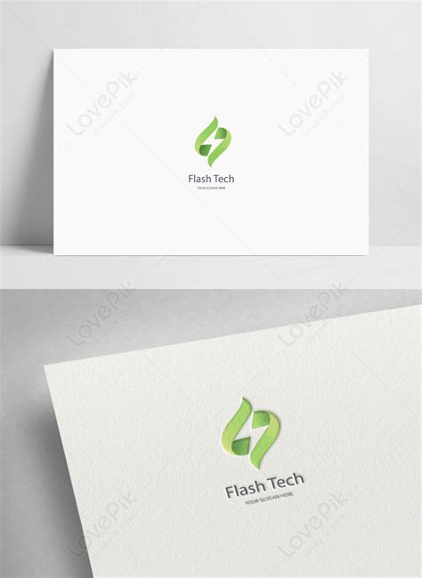 플래시 테크 로고 이미지 사진 450086572 무료 다운로드