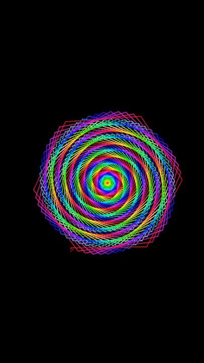 Beautiful Colorful Pattern Using Python Turtle And Colorate Python