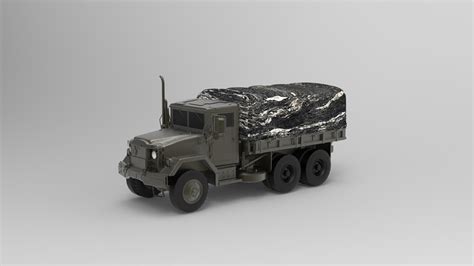 🚚 M35 6×6 Cargo Truck・ 3d File For 3d Printing・cults