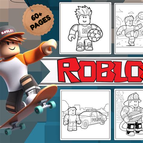 Halloween Roblox Coloring Page Etsy De
