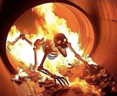 火烧骷髅表情包表情包图片 求表情网 斗图从此不求人