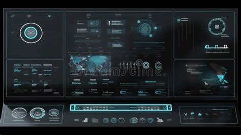 Display With Data Set Stock Photo Image Of Graphic 312696464