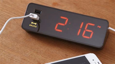 An Alarm Clock With A Feature You Actually Need USB Ports