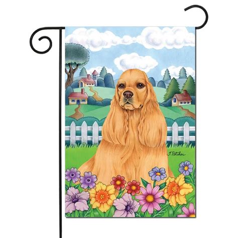 Cocker Spaniel Flag Spring Garden